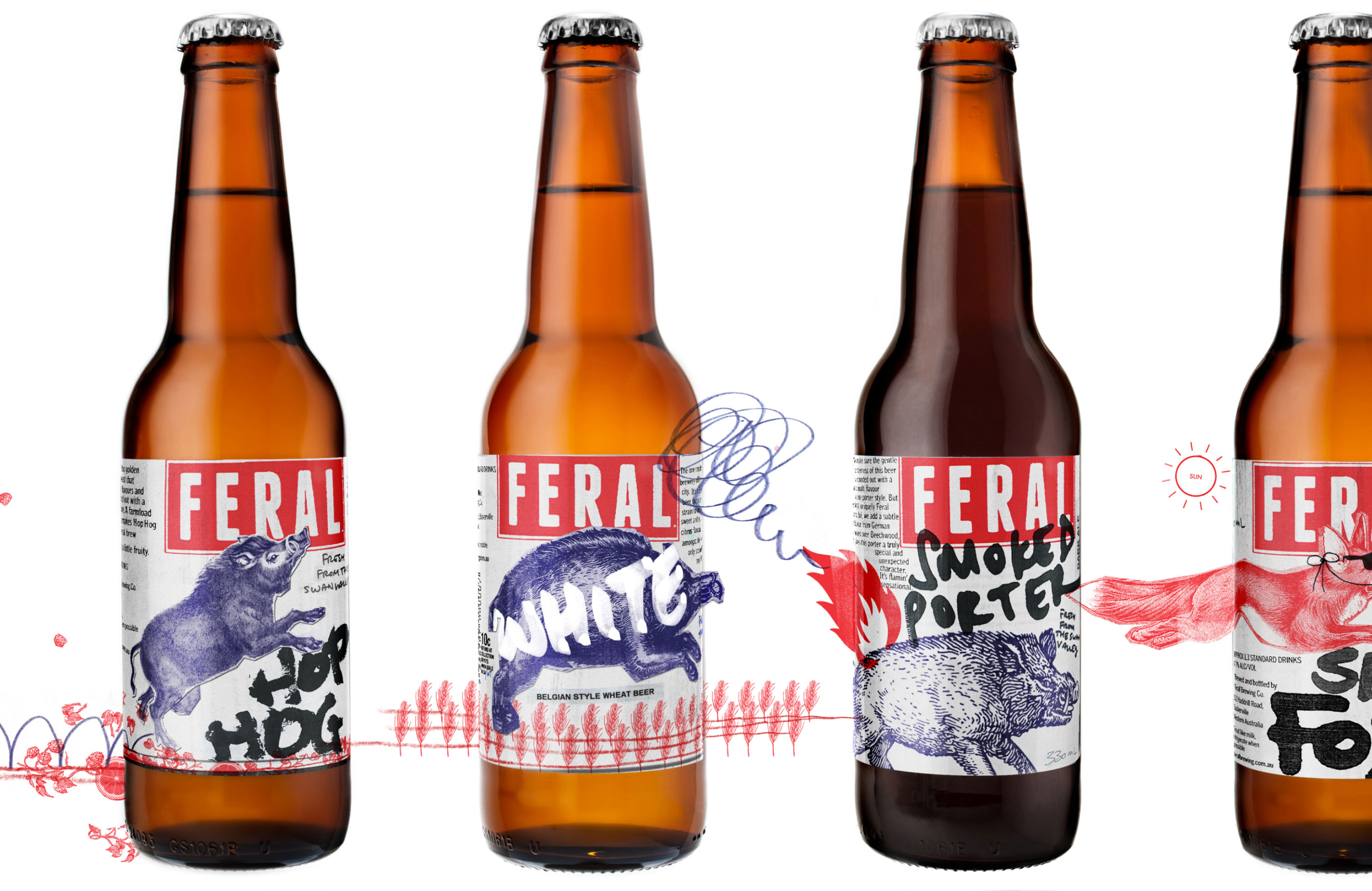 Feral Brewing Company - Block Branding